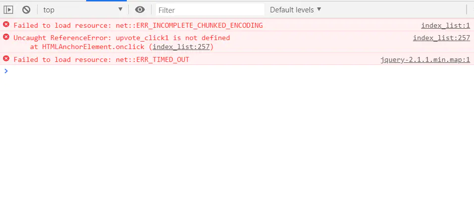 解决failed To Load Resource Net Err Incomplete Chunked Encoding Failed