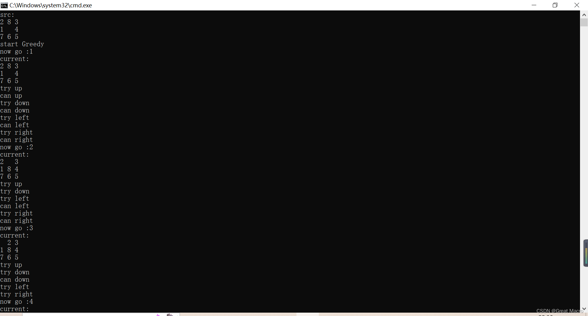 人工智能经典问题，八数码问题求解，贪婪算法，C语言版，保证看懂，分析到位，注释详细，没有bug_人工智能3x3数码问题画出初试状态到目标状态节 ...