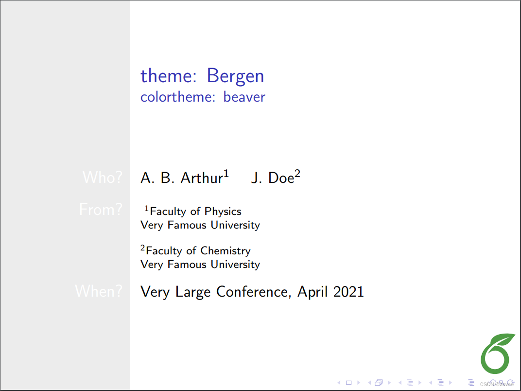 Beamer 介绍及教程-CSDN博客