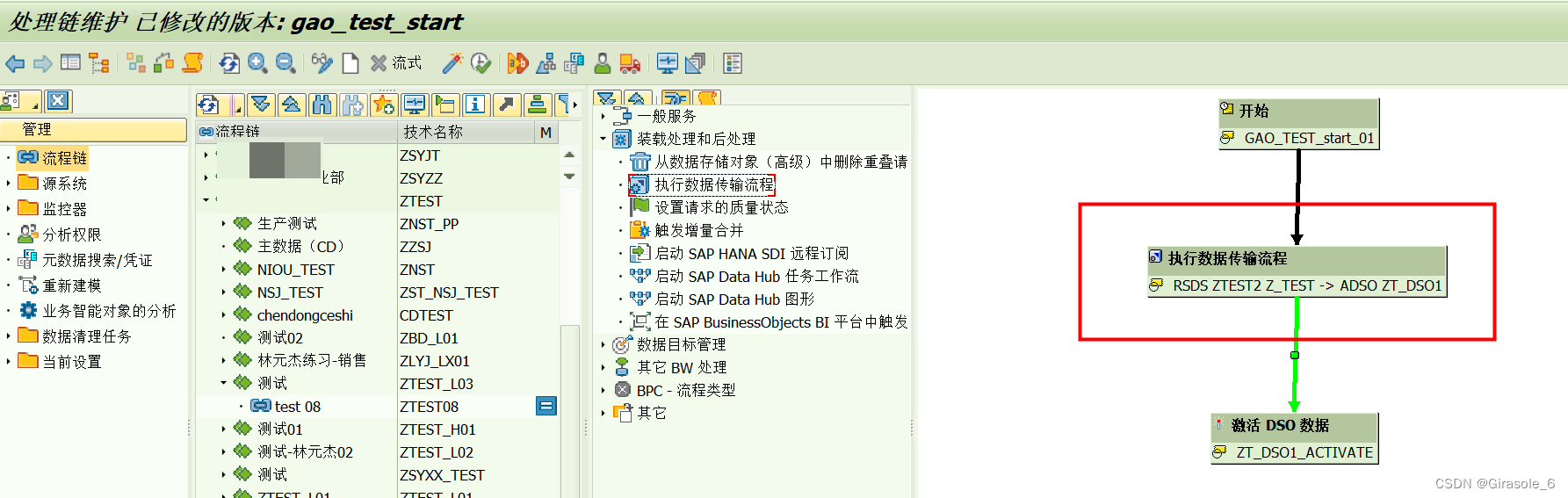 SAP BW处理链创建运行_sap bw 处理链-CSDN博客