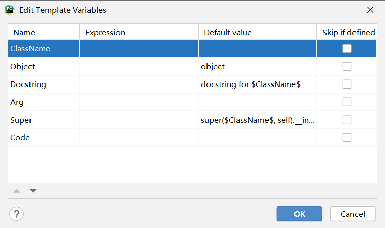 PyCharm动态代码模板Live Template_pycharm live template-CSDN博客