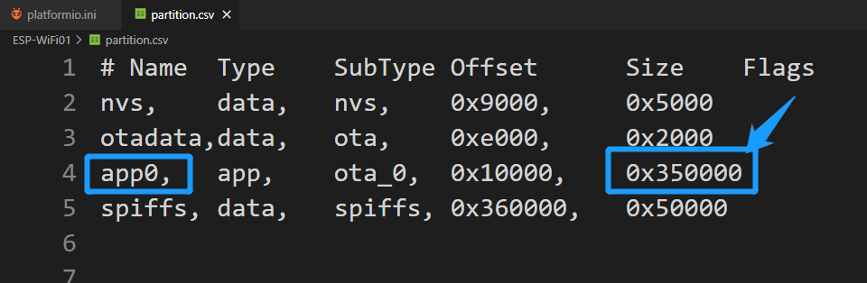 Esp32 Flash分区，基于platfromio Arduino Arduino Esp32 分区 Csdn博客