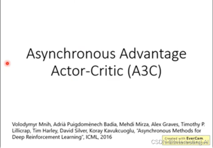 李宏毅深度强化学习(国语)课程(2018) 笔记（六）Actor-Critic_深度强化学习教程中文版-CSDN博客