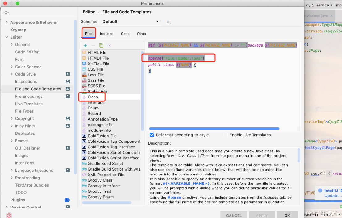 通过配置IDEA实现注释风格统一_idea file header模板-CSDN博客