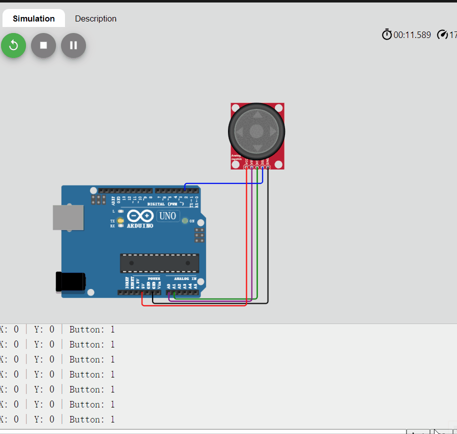 零成本学arduino教程—— joystick操纵杆_joystick gnd vcc vrx vry sw-CSDN博客