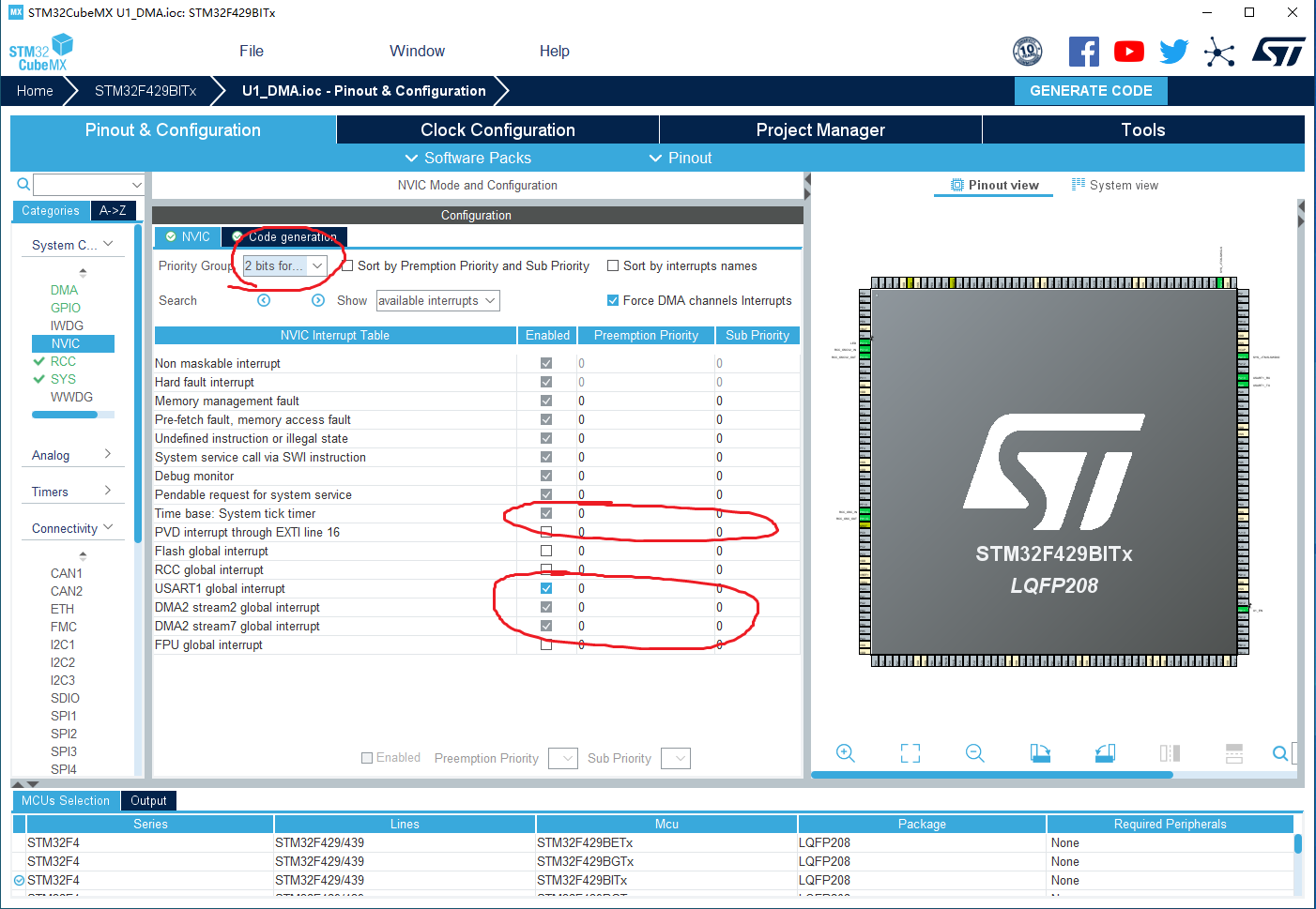 STM32F429 CubeMX DMA+空闲中断实现RS485不定长度自动收发_f429 hal库开启串口空闲dma接收-CSDN博客