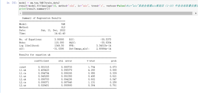 VAR模型的Python实现加报告_python var模型-CSDN博客