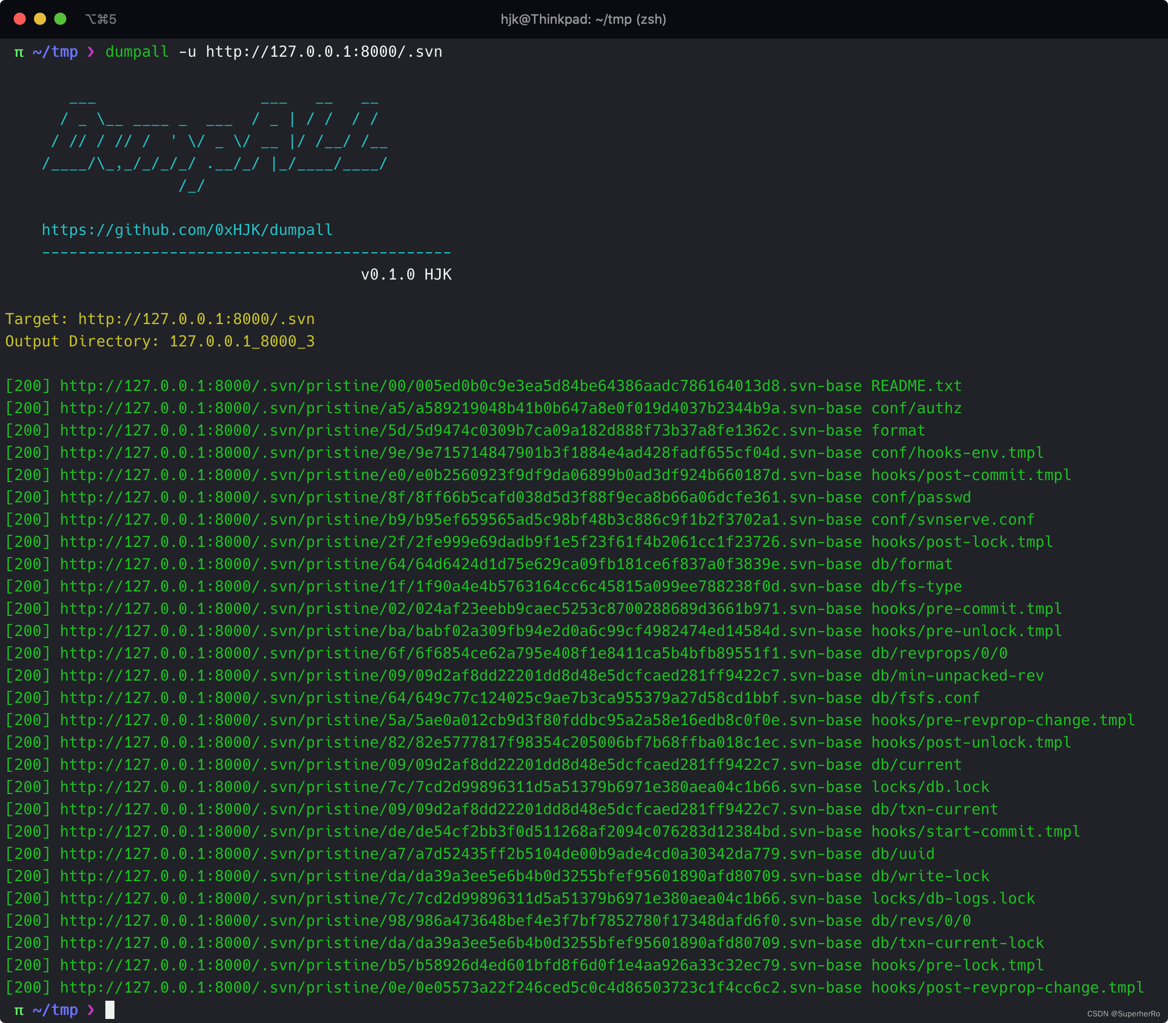 信息泄漏/源代码泄漏利用工具-dumpall-CSDN博客