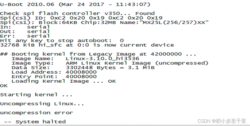 内核解压失败或【system halted】问题汇总_切换内核 system halted-CSDN博客