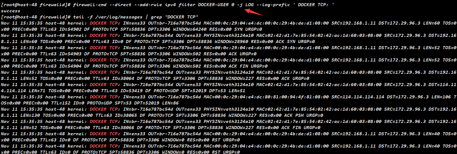 《Linux运维总结：基于Centos系统使用firewalld为docker容器配置防火墙策略》_docker firewalld-CSDN博客