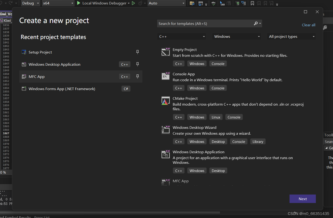 Visual Studio C++桌面应用程序教程 1.新建项目和基础_visual studio自带的c++桌面程序-CSDN博客