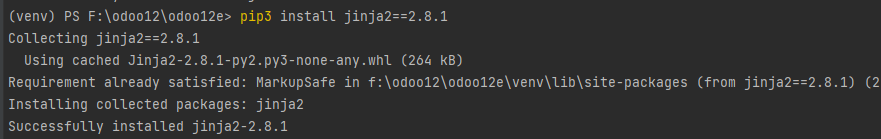 odoo odoo.modules.module: Couldn‘t load module web_odoo.modules.module: couldn't load module web ...