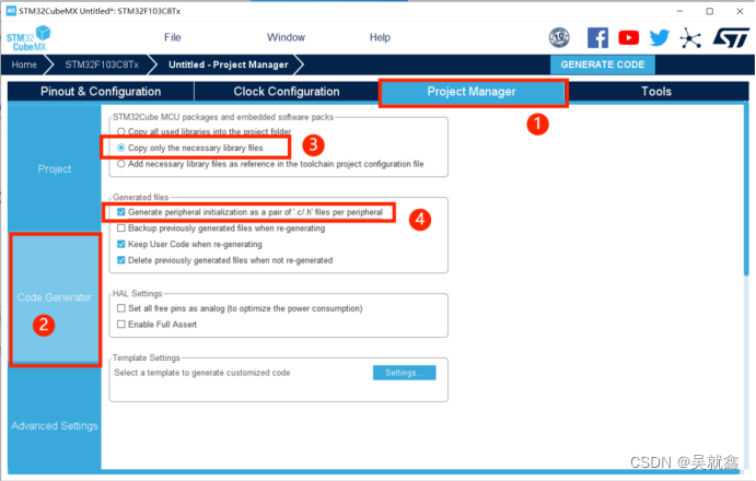 基于STM32F103C8T6CbueMX-HAL库硬件IIC通信的MPU6050DMP库移植记录_stm32dmp库-CSDN博客