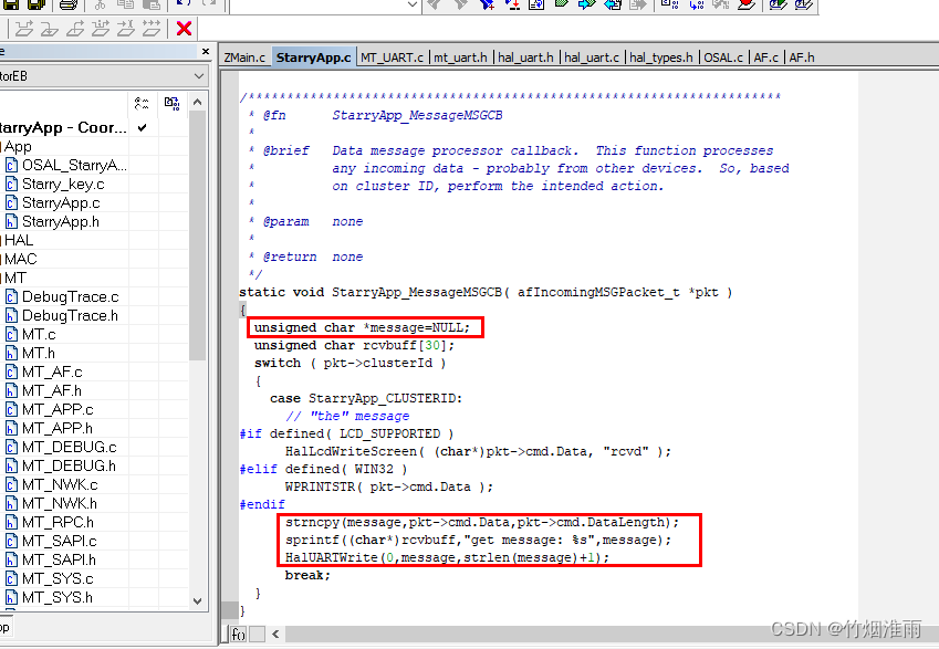 lesson 8上 Zigbee单播通信（字符、字符串收发）_zigbee 无线数据收发-CSDN博客