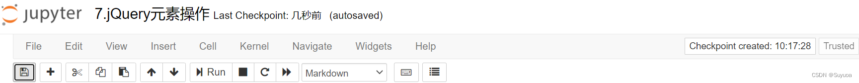 Jupyter notebook 基本用法_jupyter notebook怎么写文本-CSDN博客