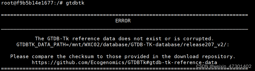 GTDB-TK 软件安装-CSDN博客