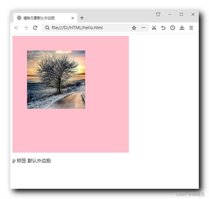 【css】盒子模型外边距 ④ 元素默认的外边距 清除元素默认的内外边距 行内元素边距设置 Body Display Block Margin 8px Csdn博客