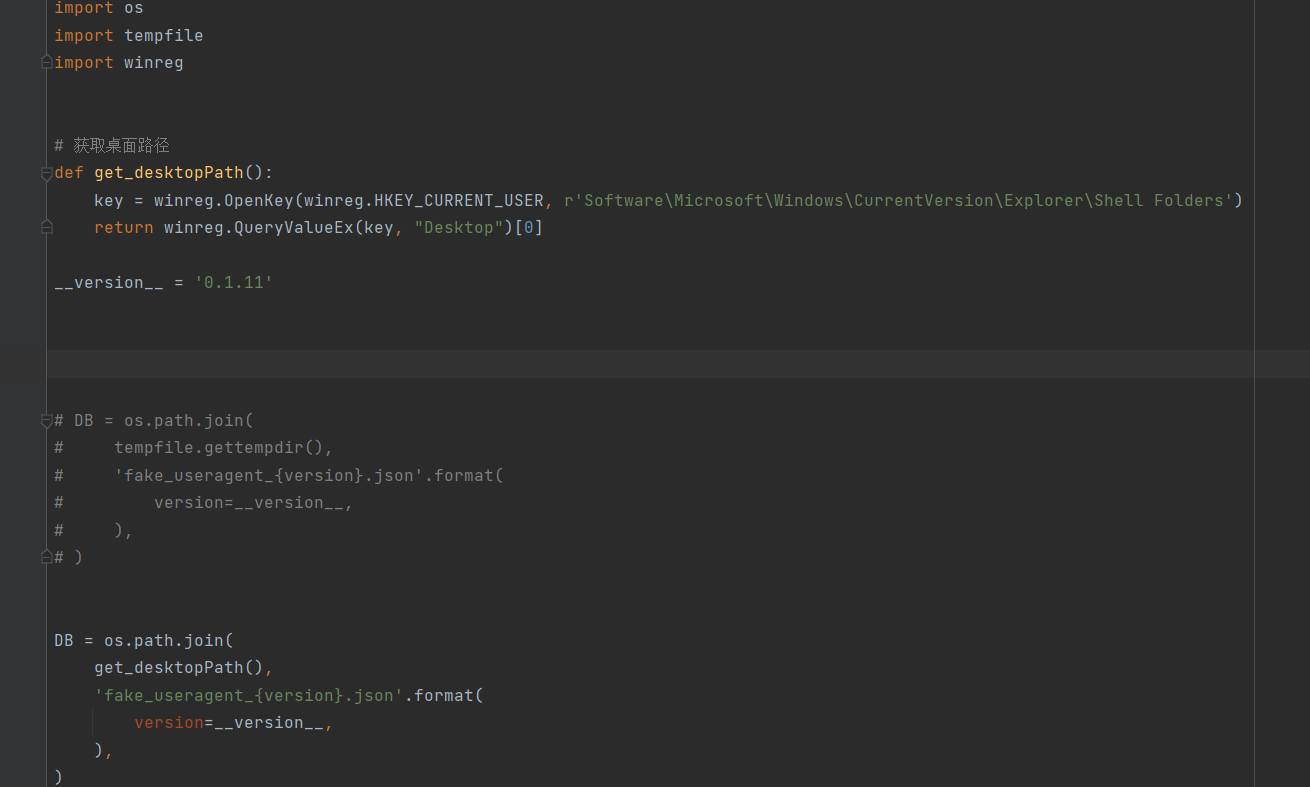 彻底解决：fake_useragent.errors.FakeUserAgentError: Maximum amount of retries reached__internal\\fake ...