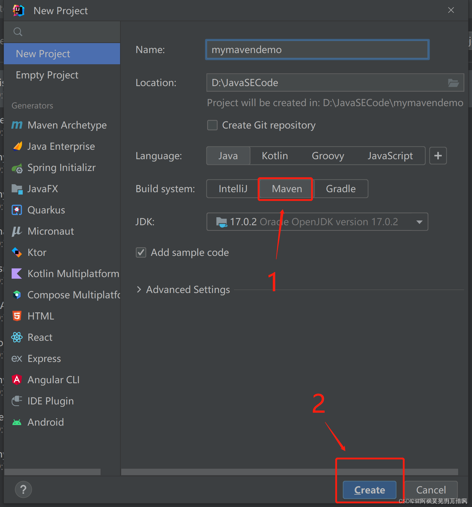 IDEA2023创建maven时是Maven Archetype， 如何创建常规maven项目_idea2023创建maven archetype-CSDN博客