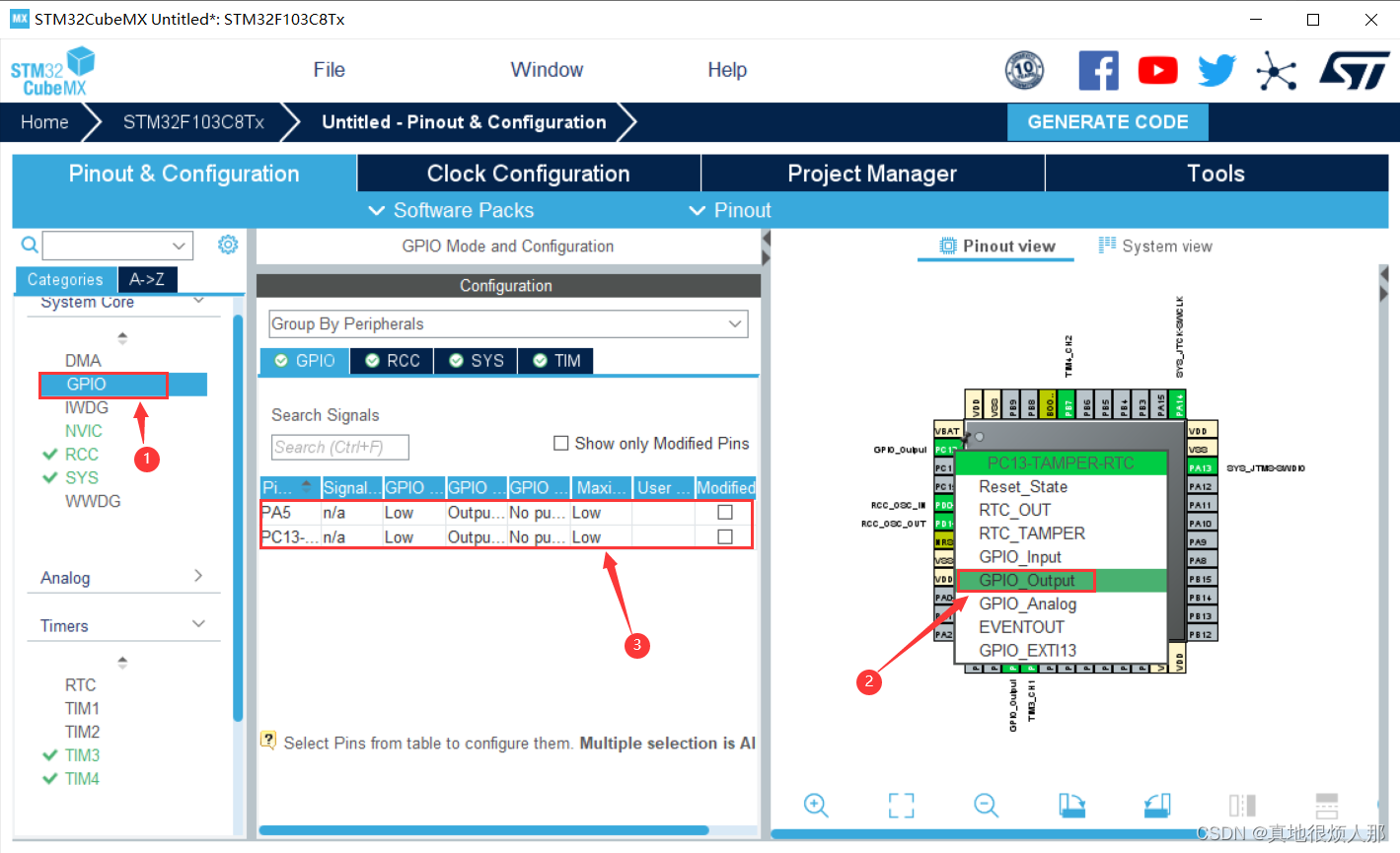 STM32输出PWM波形以及实现LED呼吸灯_timer输出pwm波正常,但led没变化_真地很烦人那的博客-CSDN博客