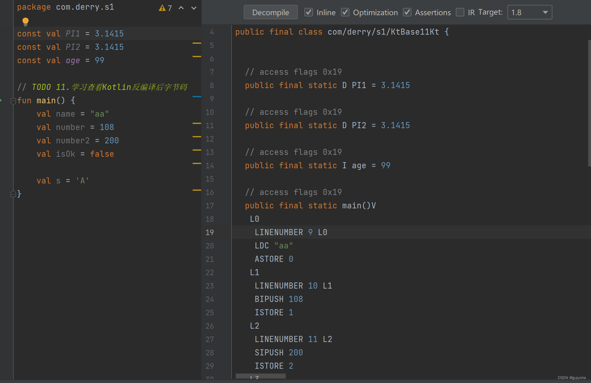 Kotlin快速运用的第一阶段（变量and语句and函数）kotlin 语句and Csdn博客