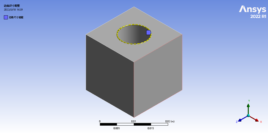 [Ansys Workbench] 模型网格划分练习_ansys边缘尺寸调整-CSDN博客
