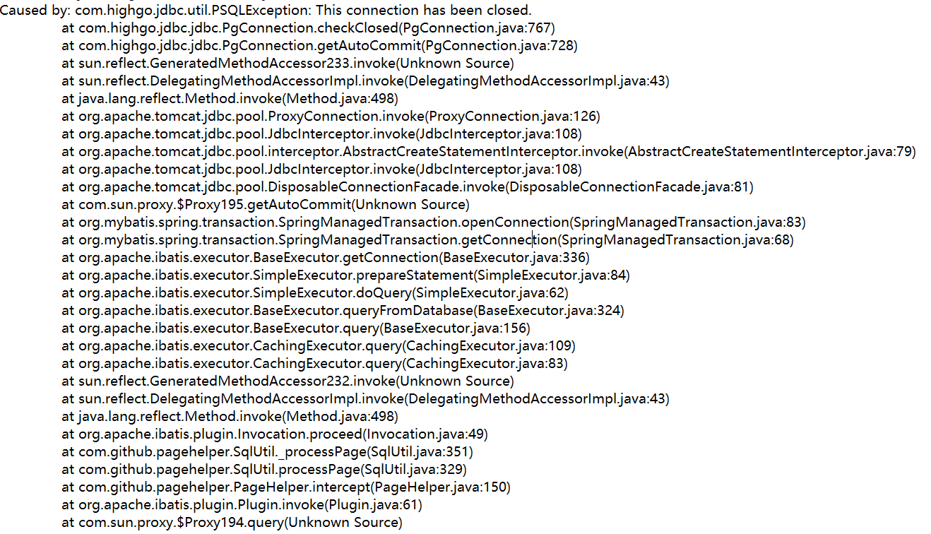 This connection has been closed，应用连接数据库后1-3小时，即自动断开连接_this connection has been closed.-CSDN博客