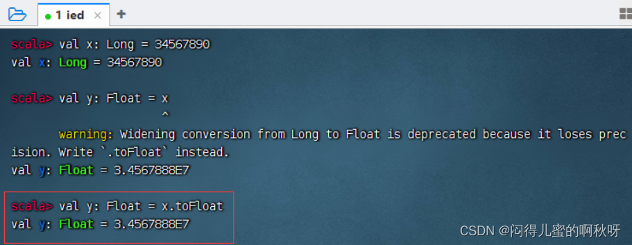 【大数据处理学习笔记】12 Scala变量与数据类型 Csdn博客