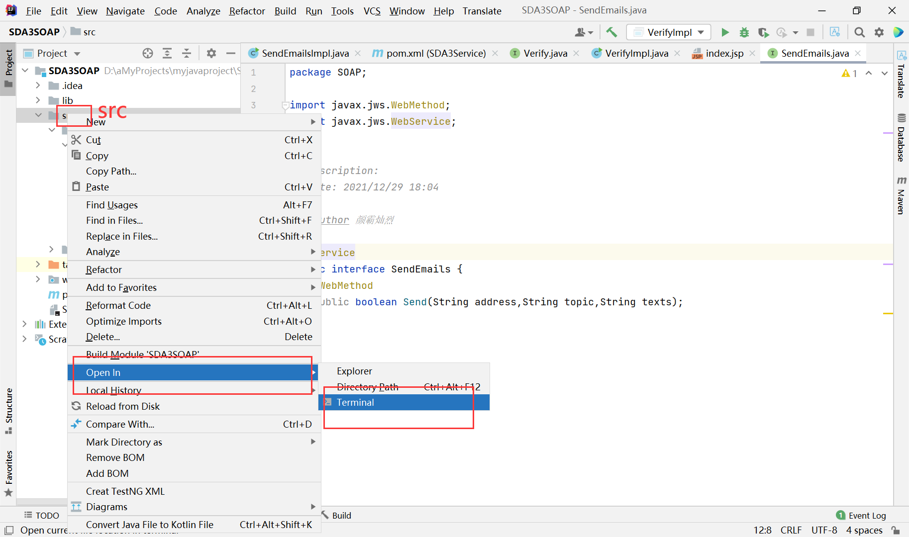 IDEA2021创建WebService项目（SOAP+Rest）_idea @webservice-CSDN博客