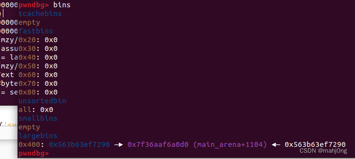 Largebin attack & house of cat_通过largebin泄露堆地址-CSDN博客