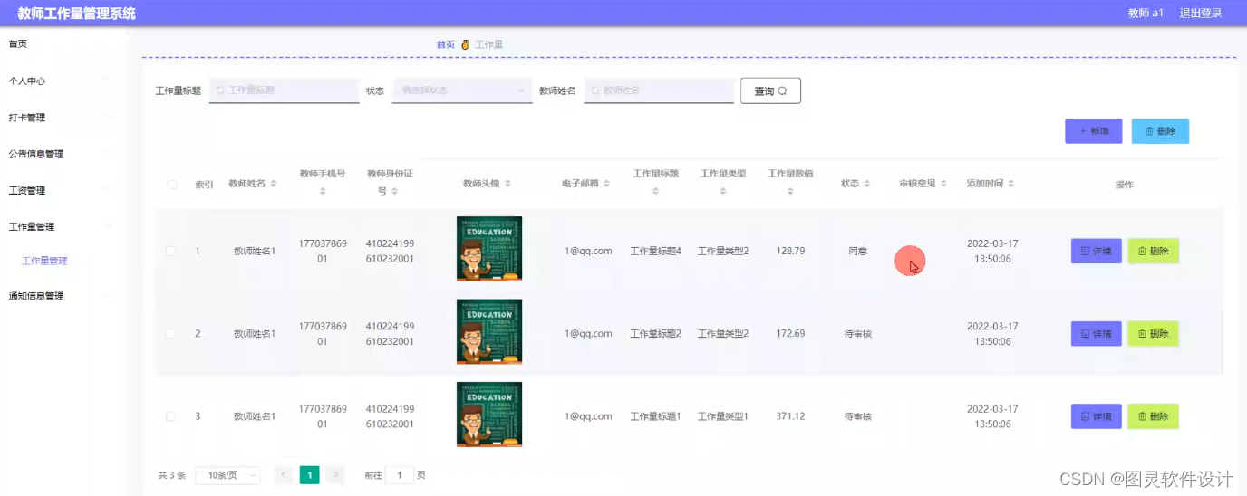 基于springboot教师工作量管理系统教室管理系统springboot Csdn博客