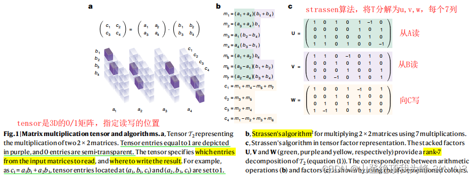 AlphaTensor：发现更快的矩阵乘法_alpha tensor: discovering faster matrix multiplica-CSDN博客