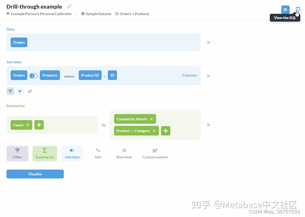 Metabase学习教程：提问-1_metabase 仪表盘导出数据-CSDN博客