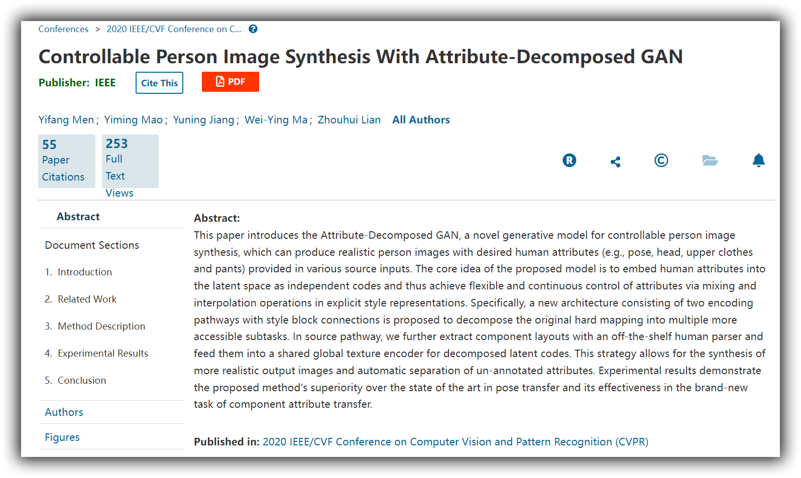 属性分解 GAN 复现 实现可控人物图像合成_gan图片合成-CSDN博客