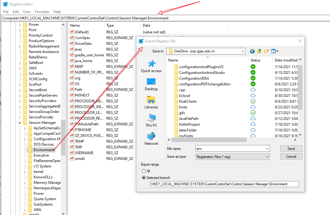 windows_环境变量创建(environment variables/path)和使用(以java环境配置为例说明)+导出/导入环境变量 ...