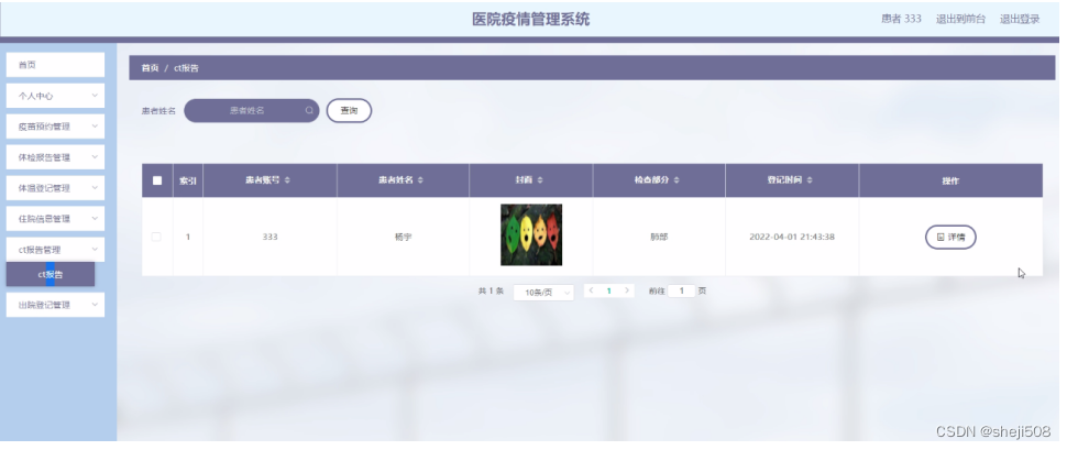 Python Django毕业设计医院疫情管理系统（程序lw Csdn博客