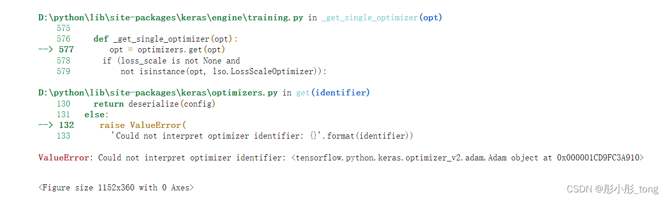 RNN训练模型时报错“Could not interpret optimizer identifier”........_could not interpret optimizer ...