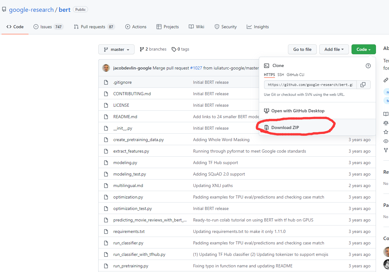 谷歌经典bert模型从下载源码到运行成功_依托谷歌 bert 预模型进行高效数据训练-CSDN博客