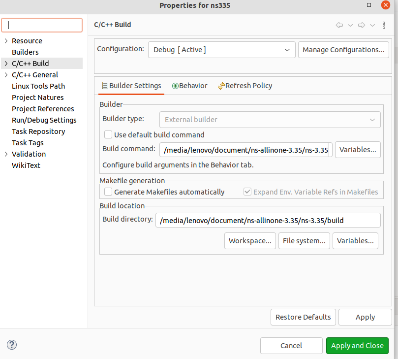 NS3入门——02ns3与eclipse的整合开发_ns3 eclipse-CSDN博客