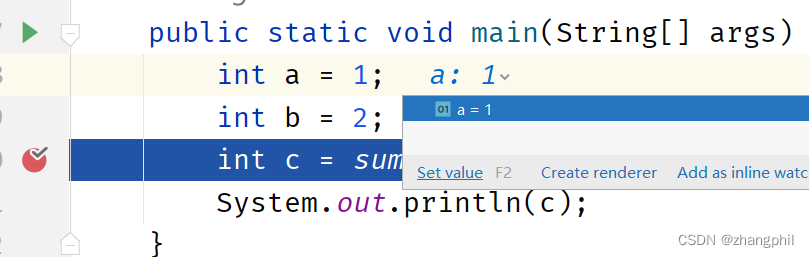 IDEA断点/单步debug调试Evaluate Expression，运行时动态修改变量值_idea debug修改变量值-CSDN博客