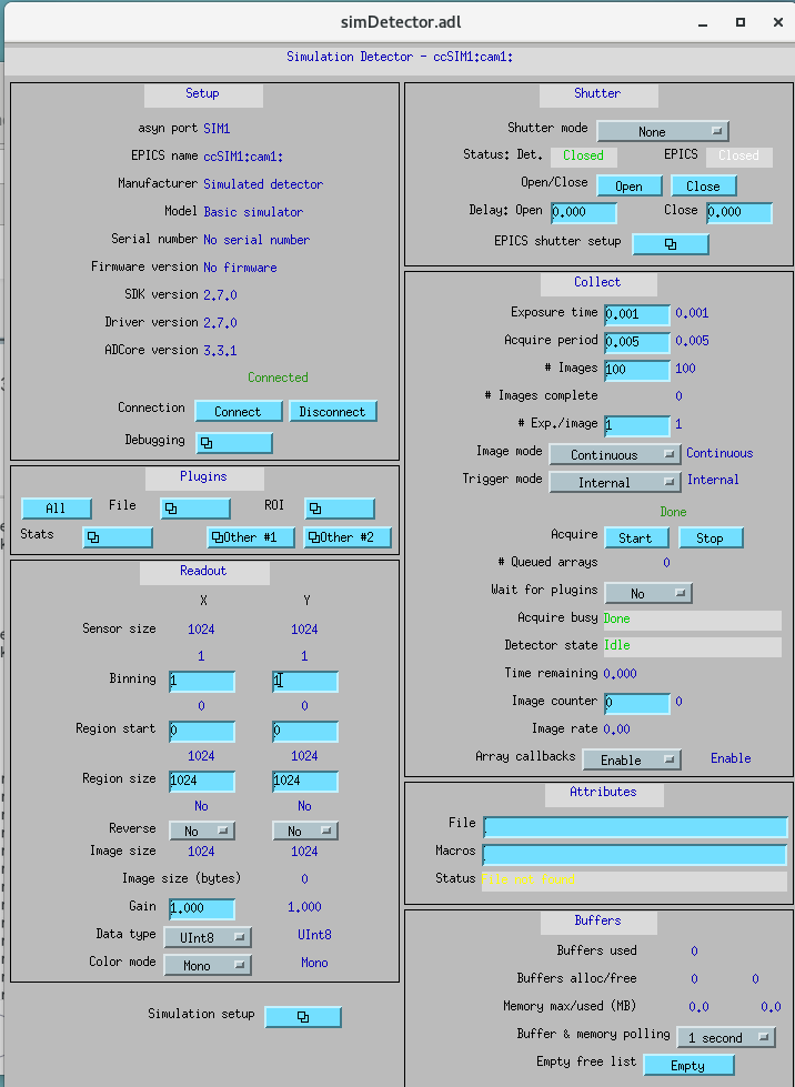 ADSimDetector仿真探测器学习_channel access 模拟软件-CSDN博客