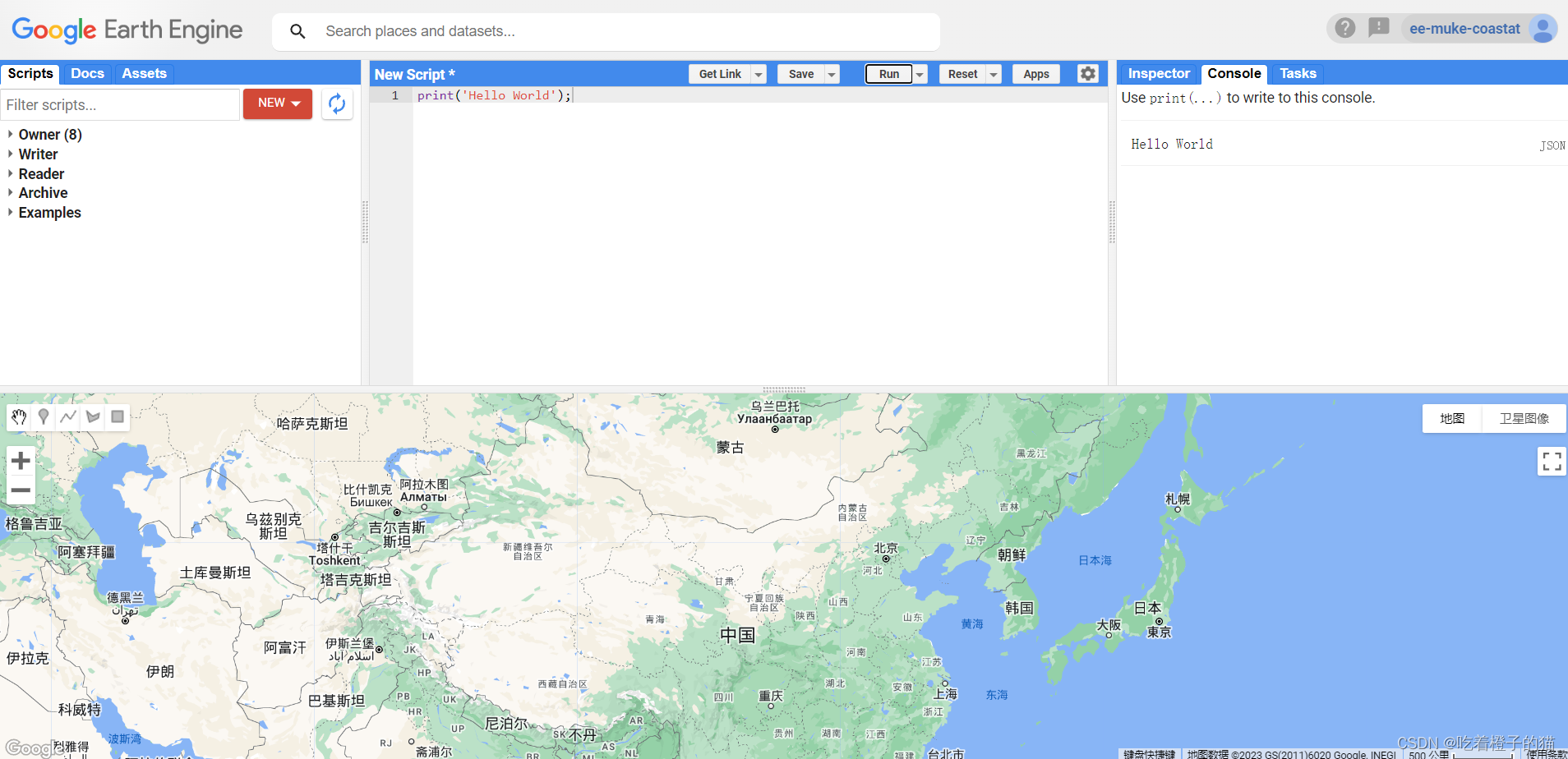 1. Google Earth Engine 导论——Earth Engine API_google earth api-CSDN博客