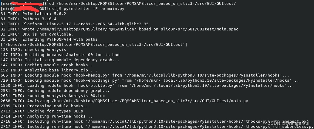 pyinstaller archlinux上使用/arch添加全局变量_linux pyinstaller未找到命令-CSDN博客