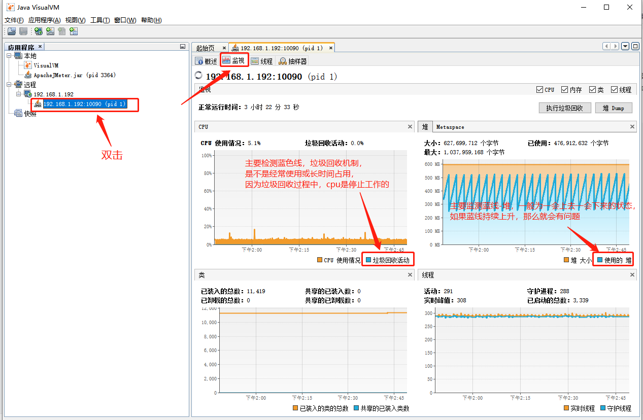 jvisualvm工具对JVM资源的监控_jvisualvm.exe jmx-CSDN博客