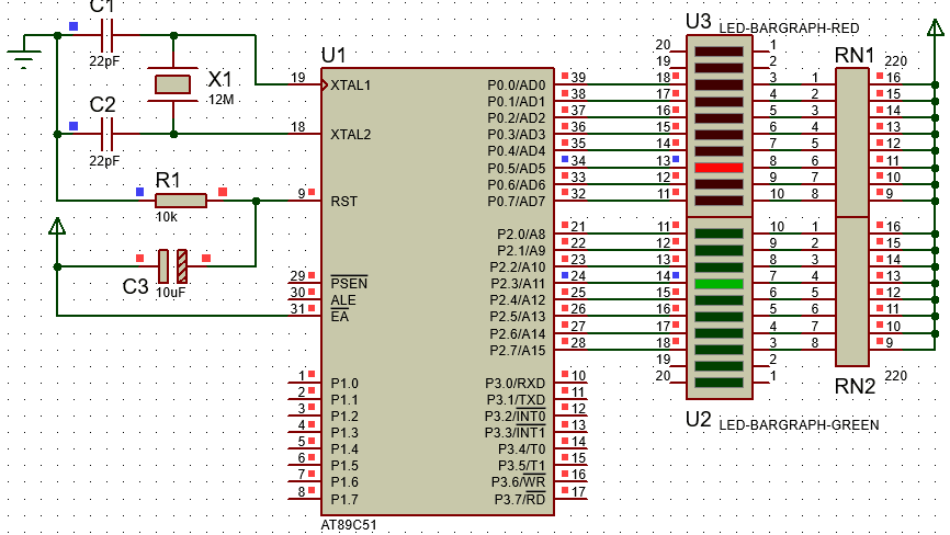 51单片机 利用定时器0和定时器1制作成的条形LED流水灯_int0和int1控制条形led-CSDN博客