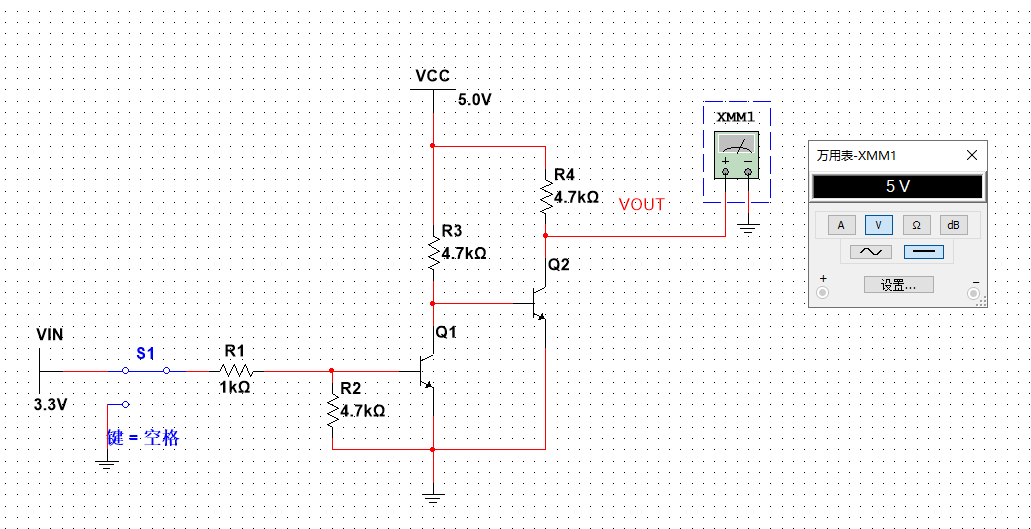 简单的3.3V与5V之间电平相互转换的电路_3.3v转5v电平转换电路-CSDN博客