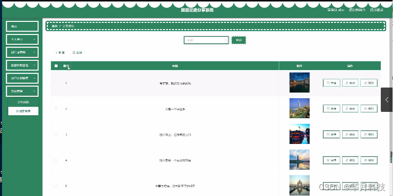 ssm毕设项目旅游足迹分享系统19i58（java+VUE+Mybatis+Maven+Mysql+sprnig）_基于ssm的旅行日志-CSDN博客