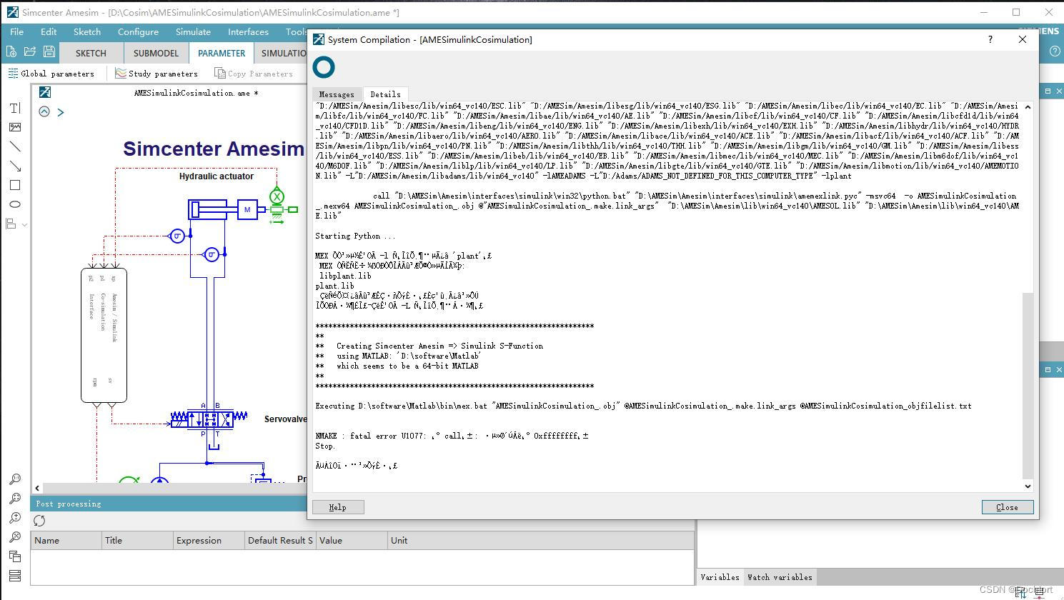 AMESim fatal error U1077解决方案之一_amesim打不开文件-CSDN博客